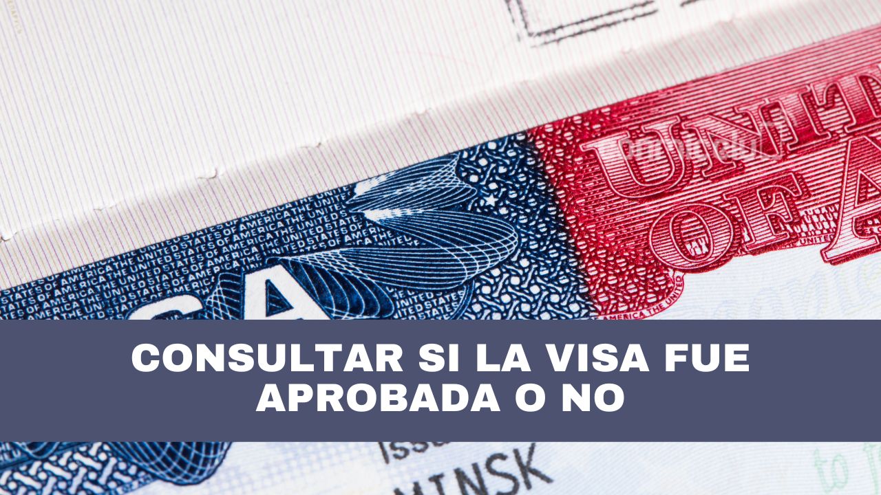 Consultar si te aprobaron la visa de Estados Unidos y cuánto tarda en ...