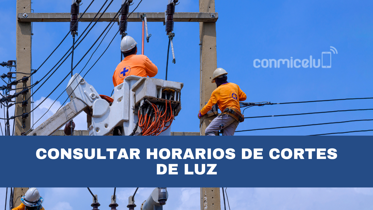 Consultar Horarios De Cortes De Luz Conmicelu